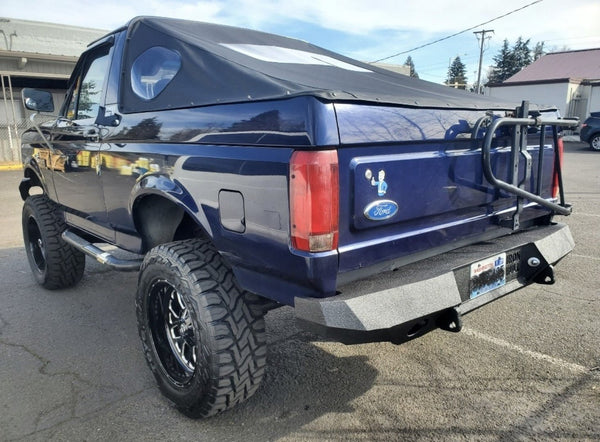 1980-1996 Ford Bronco Rear Bumper - Iron Bull Bumpers - Iron Bull Bumpers